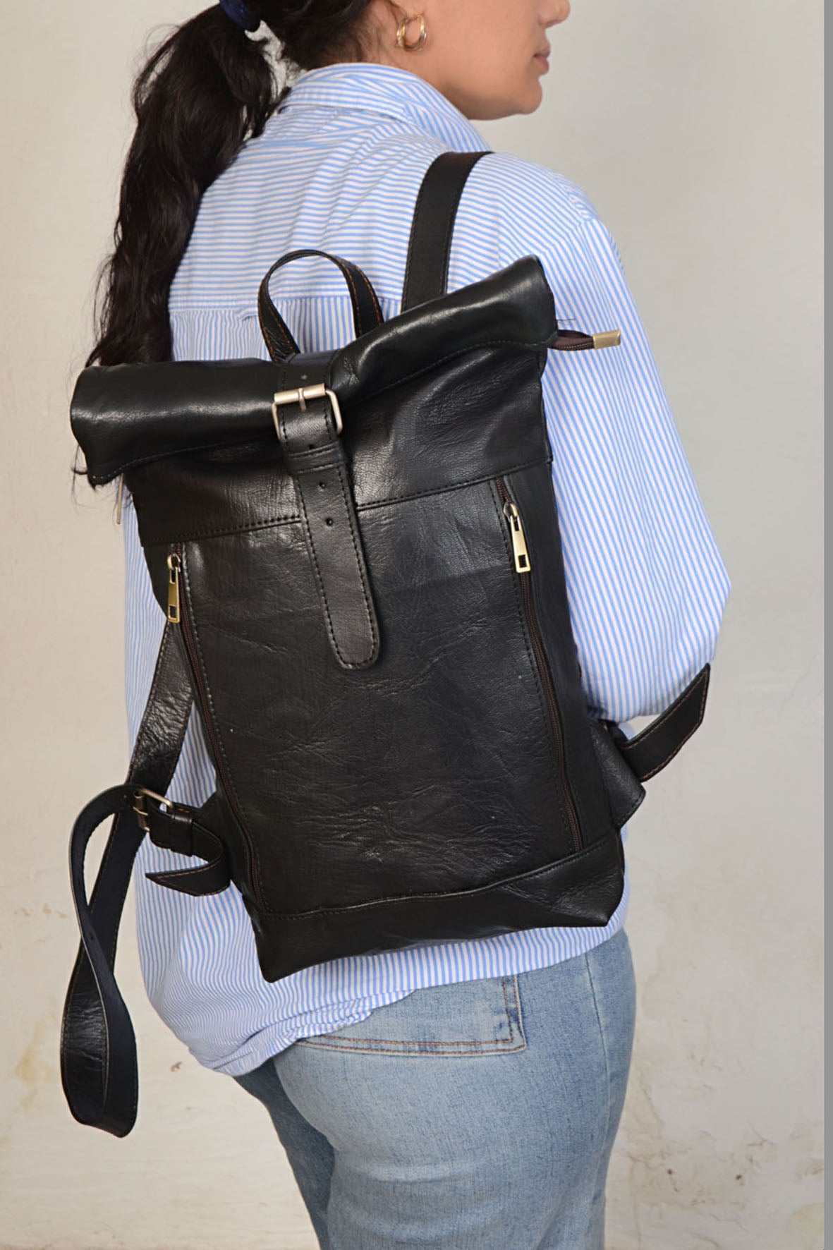 Collin Leather Backpack – ZoeyMuze